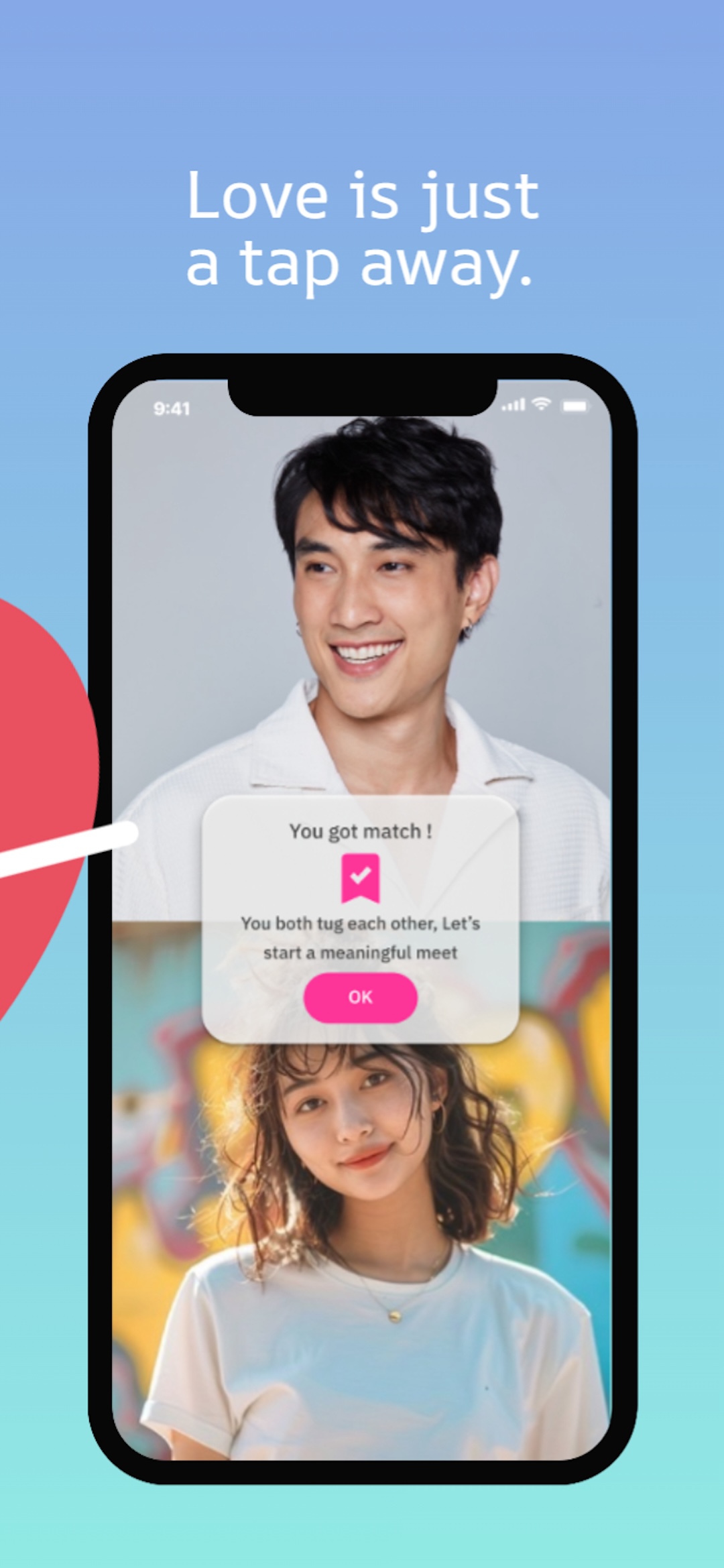TUG Application - Connect. Match. Love.